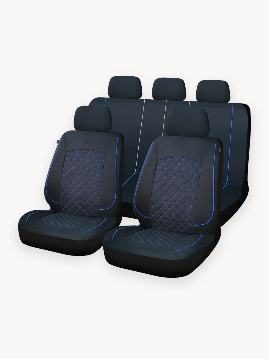 Автомобильные чехлы на сиденья ARIZONE темно-синий (40-155001)
