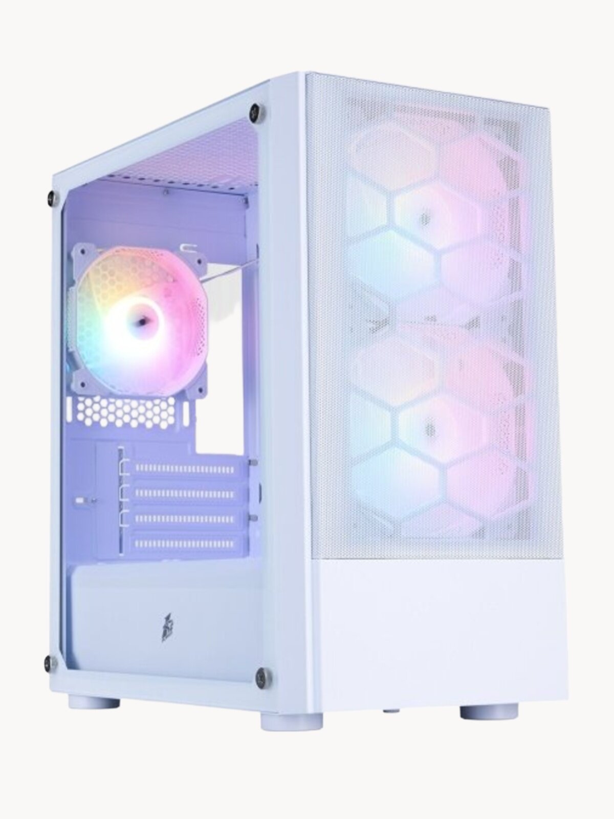 Корпус 1STPLAYER Firebase X4-M, белый (X4-M-WH-2F1P-W-1F1-W)