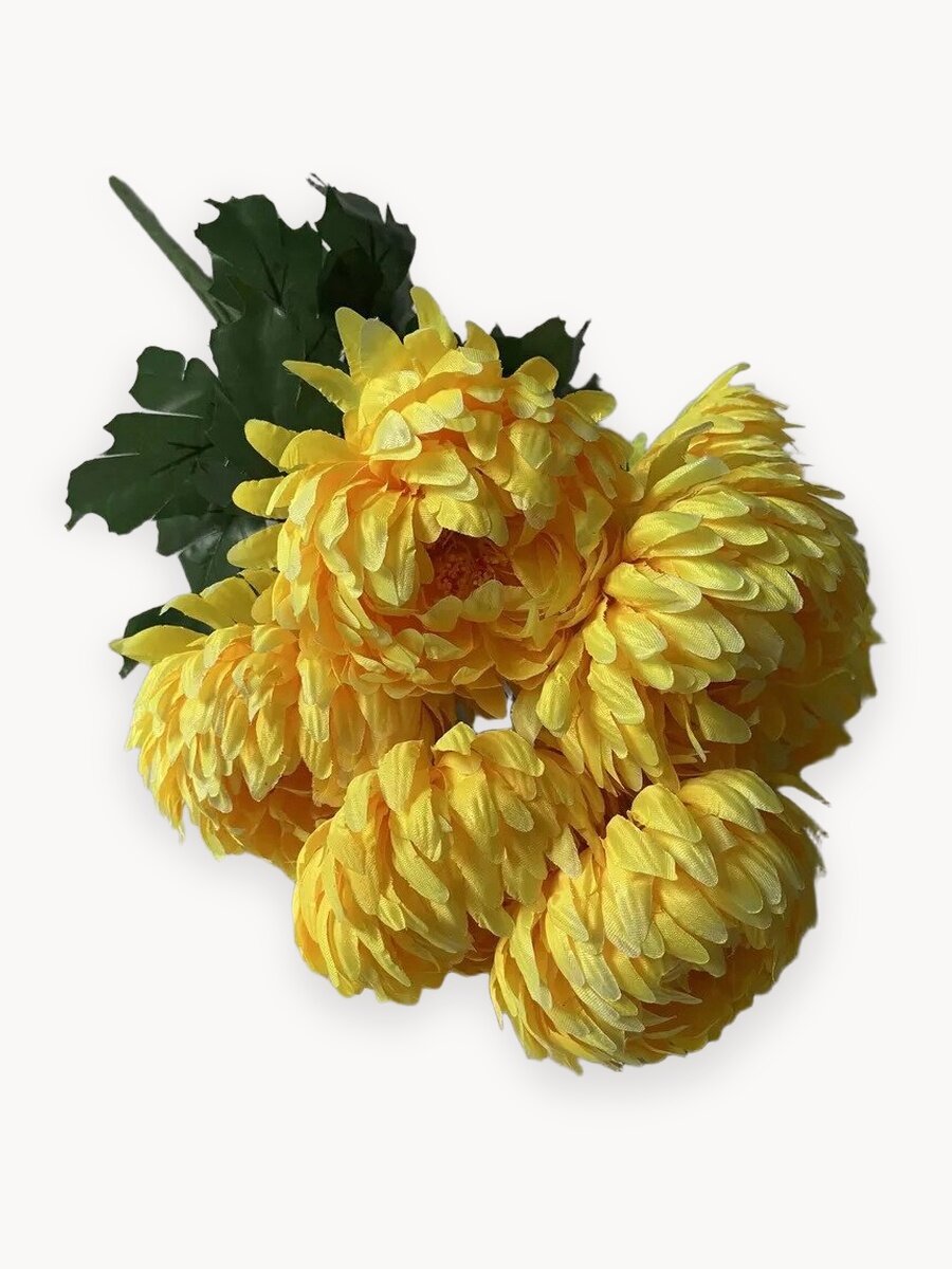 Букет Хризантемы "Прелесть" желтый