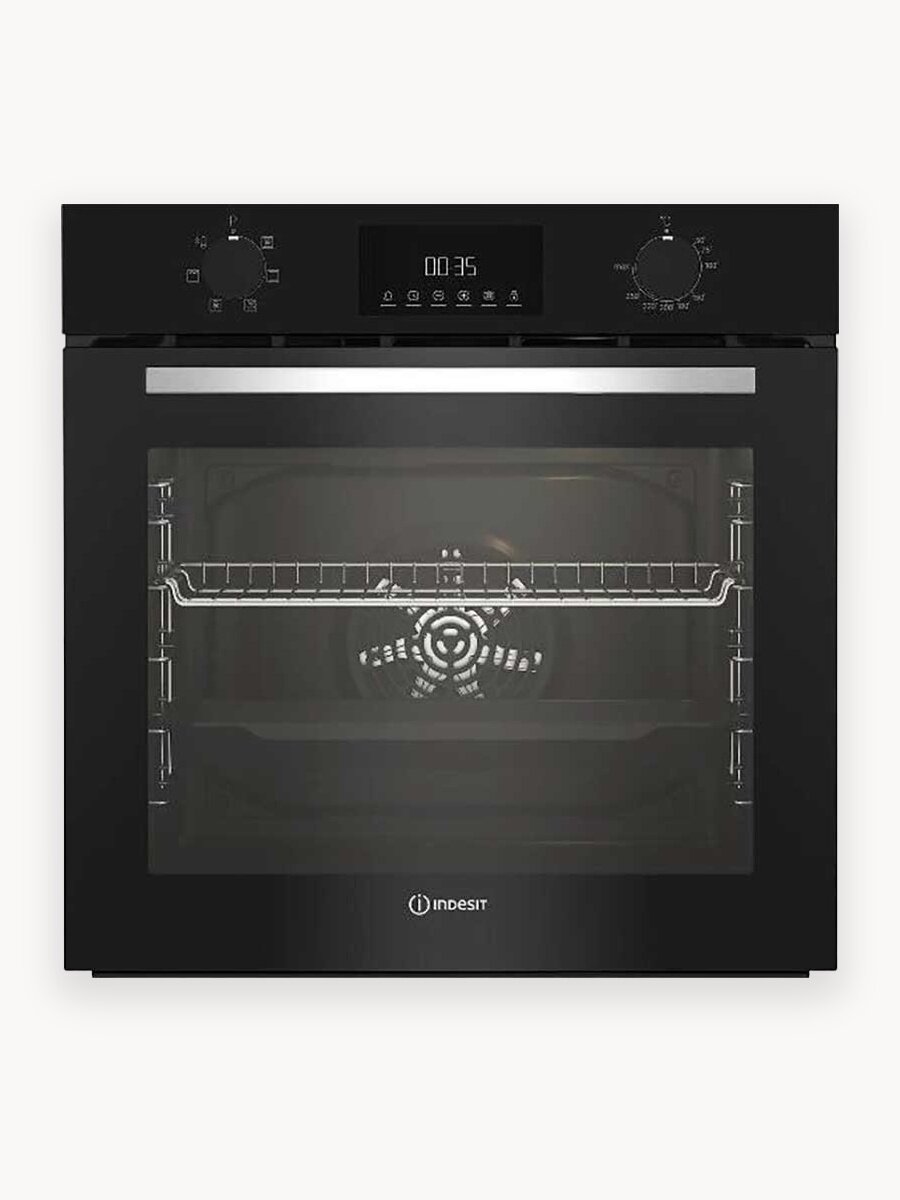 Духовой шкаф Indesit IFE 3644 BL, электрический, объем духовки 72 литра