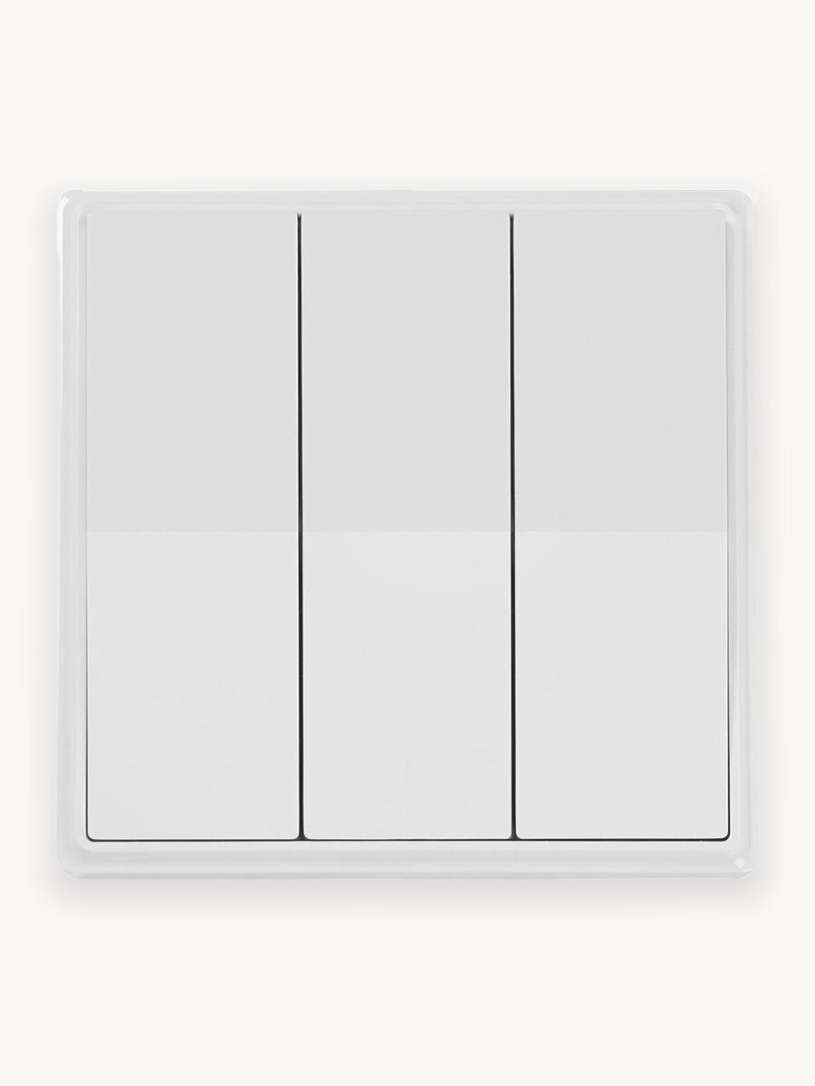 Беспроводной трехклавишный кинетический выключатель BOX EE0354