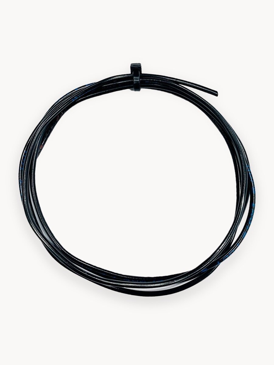 Провод электрический ПуГВнг(A)-LS 1х6 мм2 Черный 2м, кабель силовой, медь