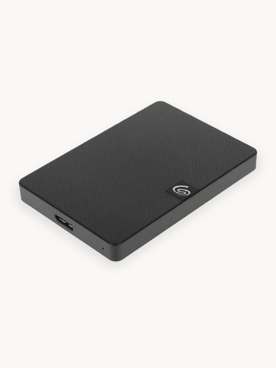 Внешний жесткий диск HDD 2ТБ портативный Seagate Expansion Portable STKM2000400 USB 3.0, 2.5", черный для ПК/Mac/ноутбука
