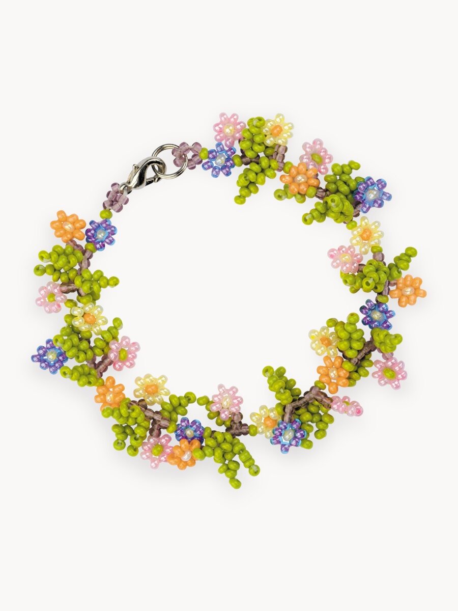 Набор для бисероплетения Риолис, браслет "Полянка", 17см, В215