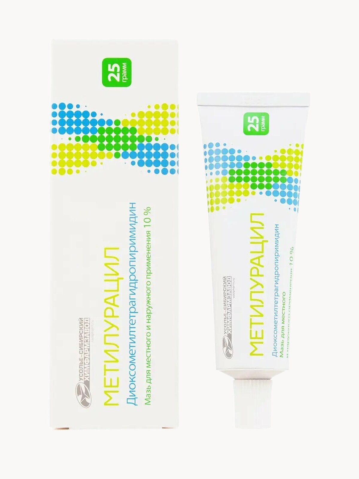 Метилурацил мазь для местного и наружного применения 10 % туба 25 г 1 шт