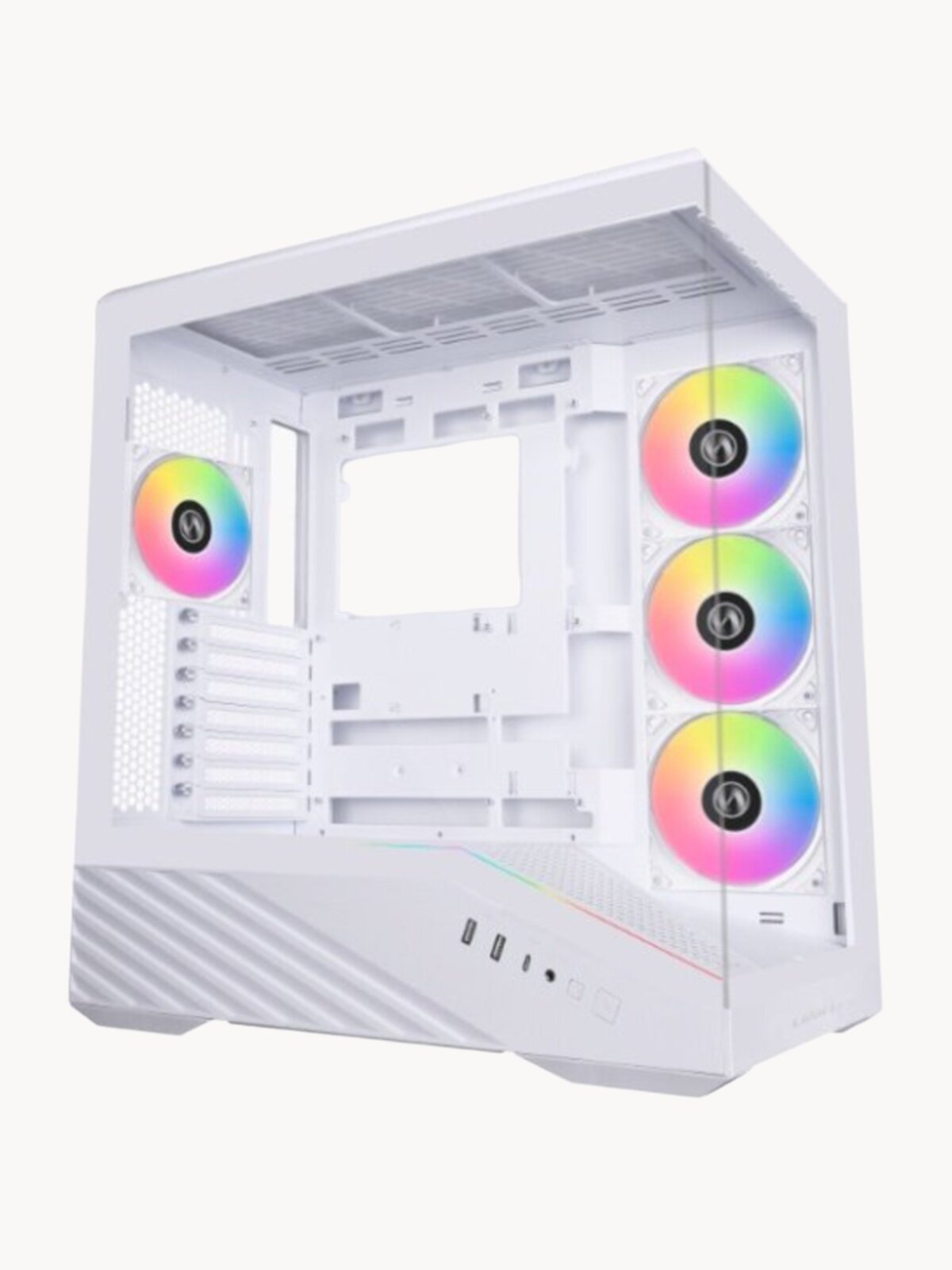 Корпус Lian LI Vector V100, белый (G99. V100RW. R1)