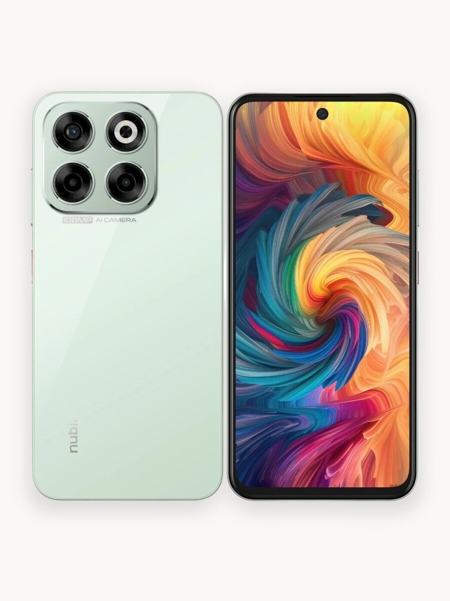 6.7" Смартфон Nubia V70 8/128 ГБ, 4G, GPS, 5000 мА*ч, зеленый