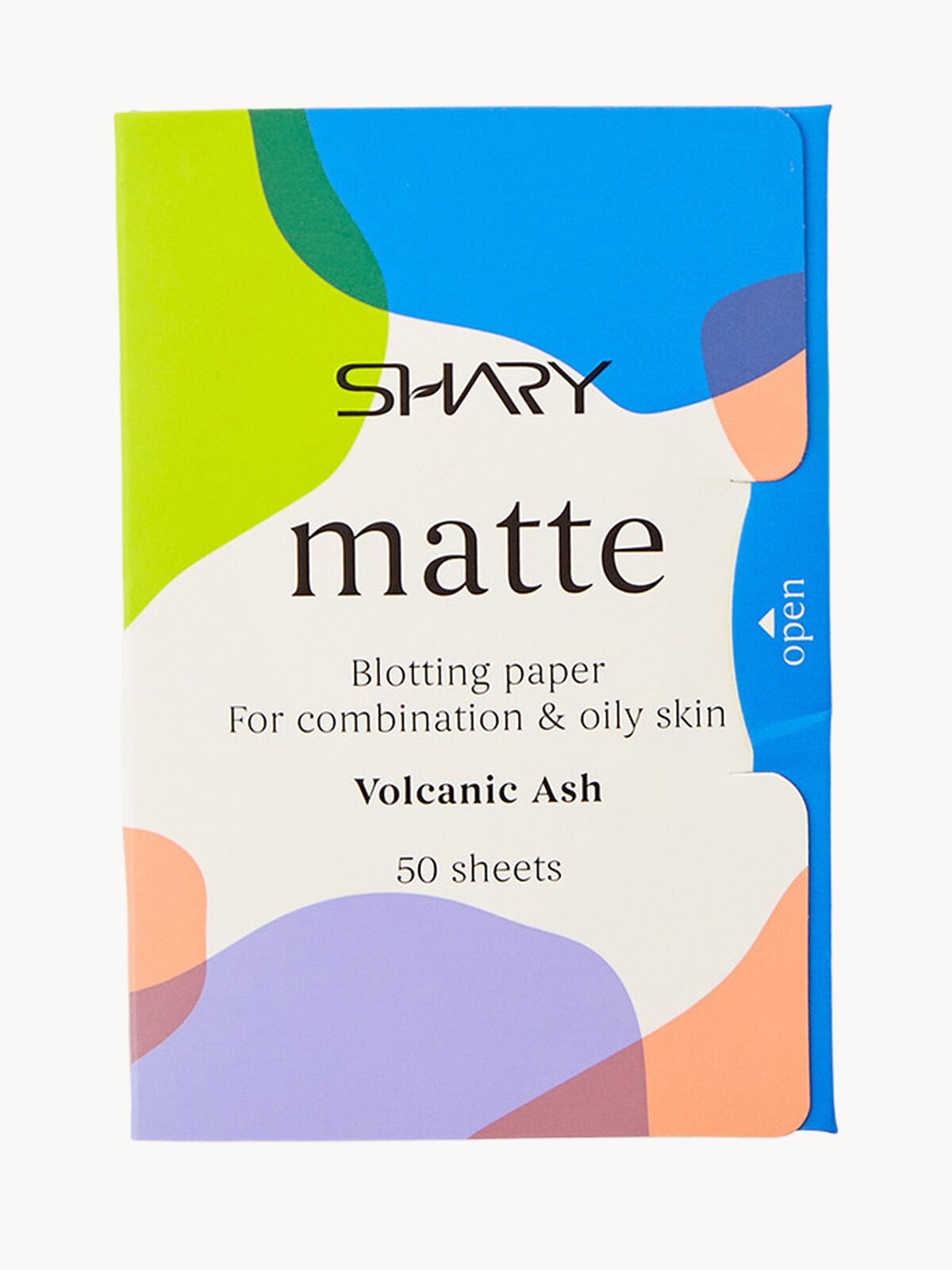 Салфетки для лица SHARY "Вулканический пепел", матирующие, для жирной кожи, 150 штук