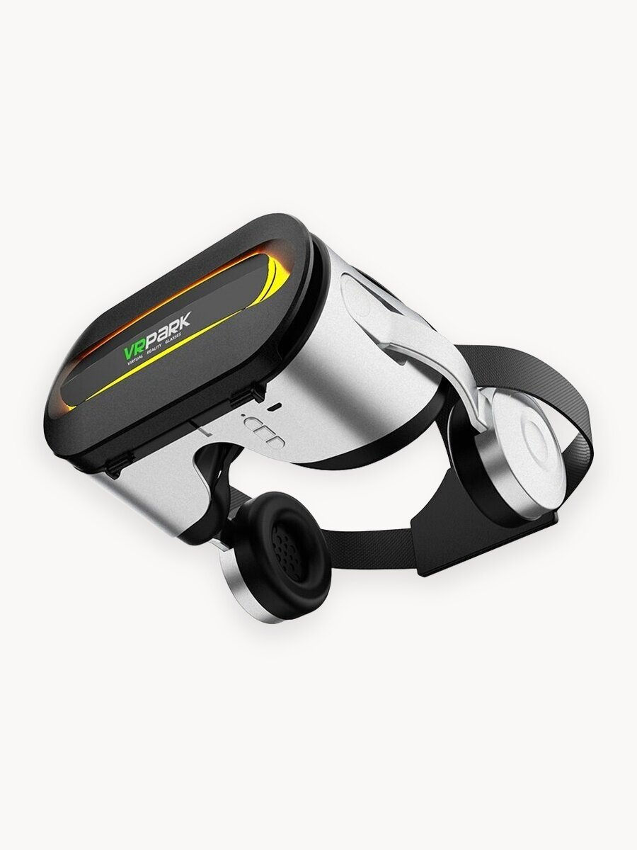 3D очки Virtual Reality PARK J60 виртуальная реальность для видео и игр (Android, IOS), Черный+Белый