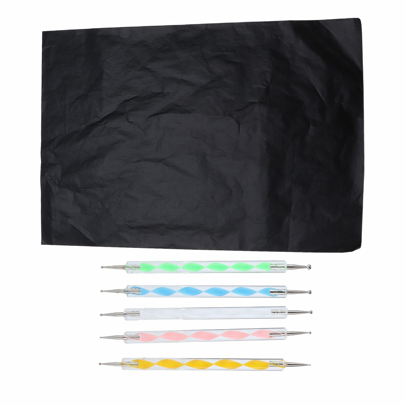 100шт калька 5 тисненых стилусов A4 бумага для рисования для картона, дерева, стекла