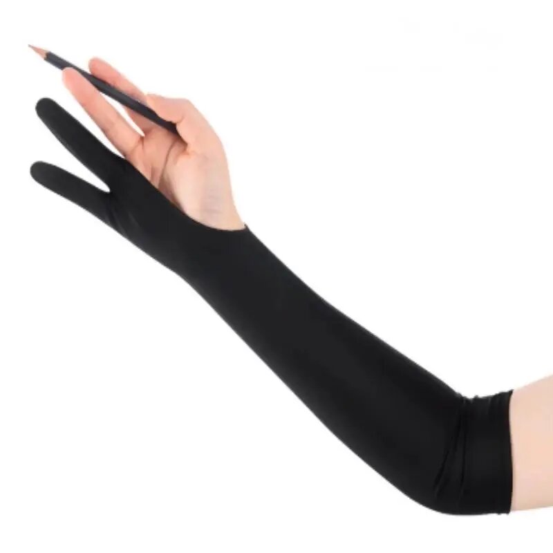 Художественные перчатки для рисования Drawing gloves Черный, S