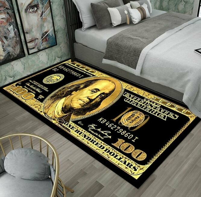 Ковры для бумажных денег - Евро, фунт стерлингов, доллар США