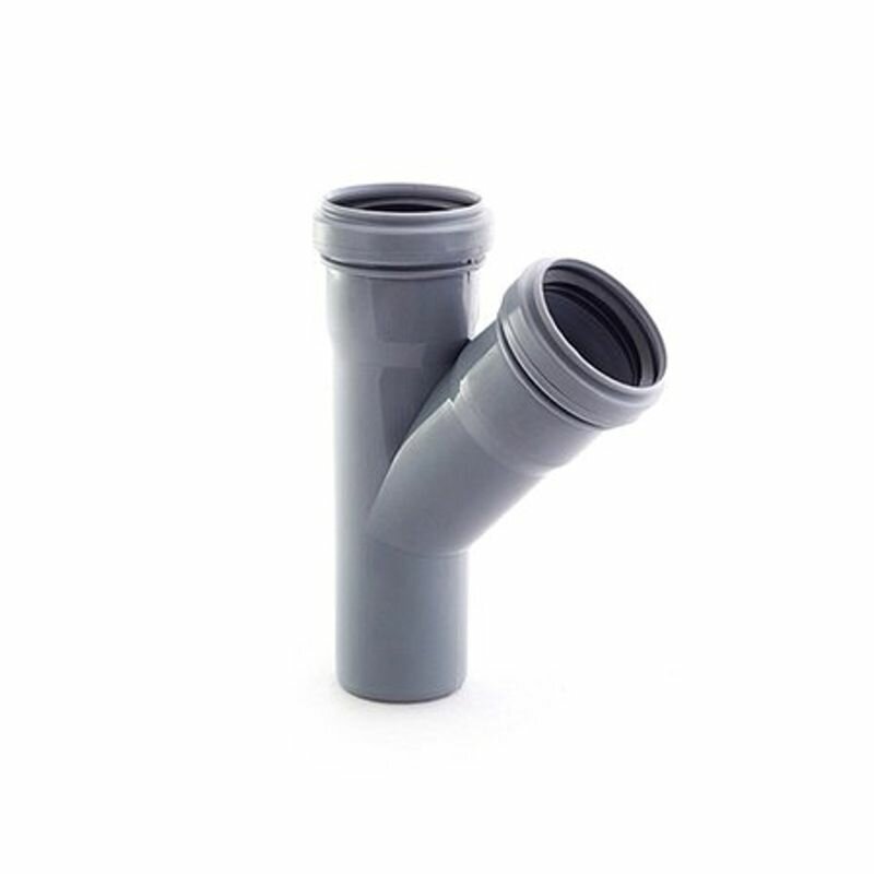 Тройник канализационный RTP 50х40 мм 45