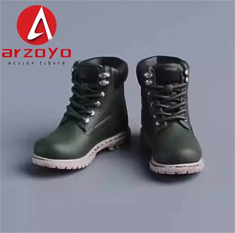 Мужские альпинистские ботинки пальто брюки для 6-дюймовой фигурки Ar.zoyo 1/12 Темно-зеленый, green