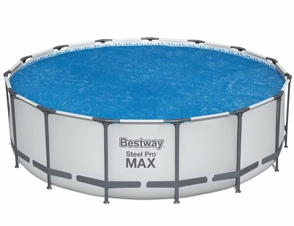 Чехол для круглых бассейнов 488 см, нагревает воду, полиэтилен