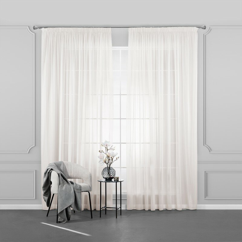 Togas Тюли для комнаты "Ларруа" вуаль, сатен высота 300 x ширина 280 - 2 шт