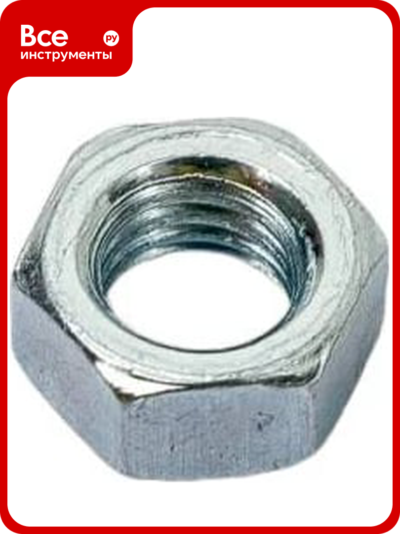 Гайка STEELREX DIN 934, цинк, М24, упаковка 1 кг 0217024000PP00000112, обширная