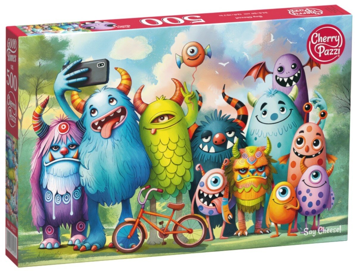 Пазл для взрослых Cherry Pazzi 500 деталей, элементов: Скажи Сы-ы-ыр!