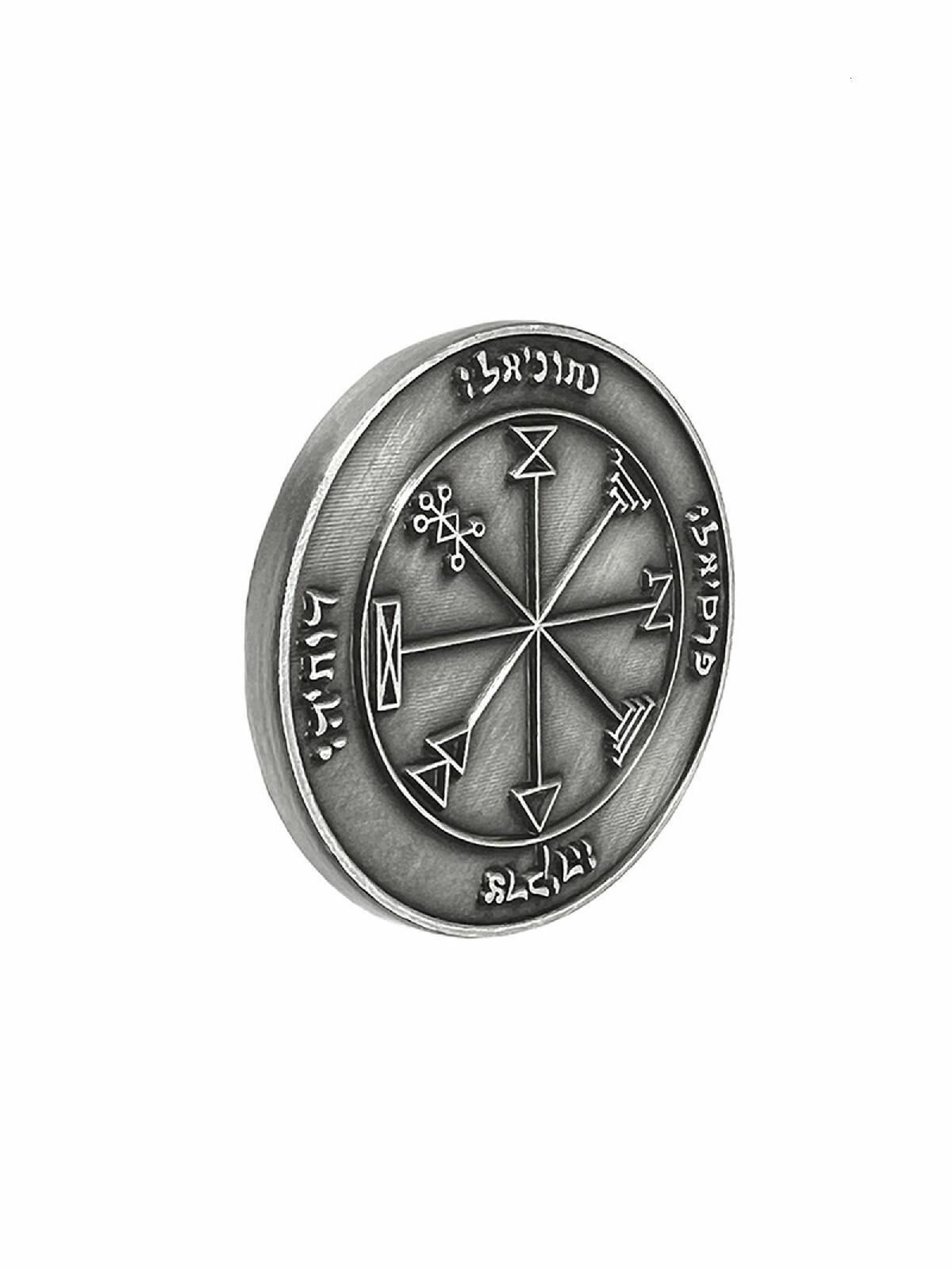 Настольная игра,1 украшение в виде монеты царя Соломона-08