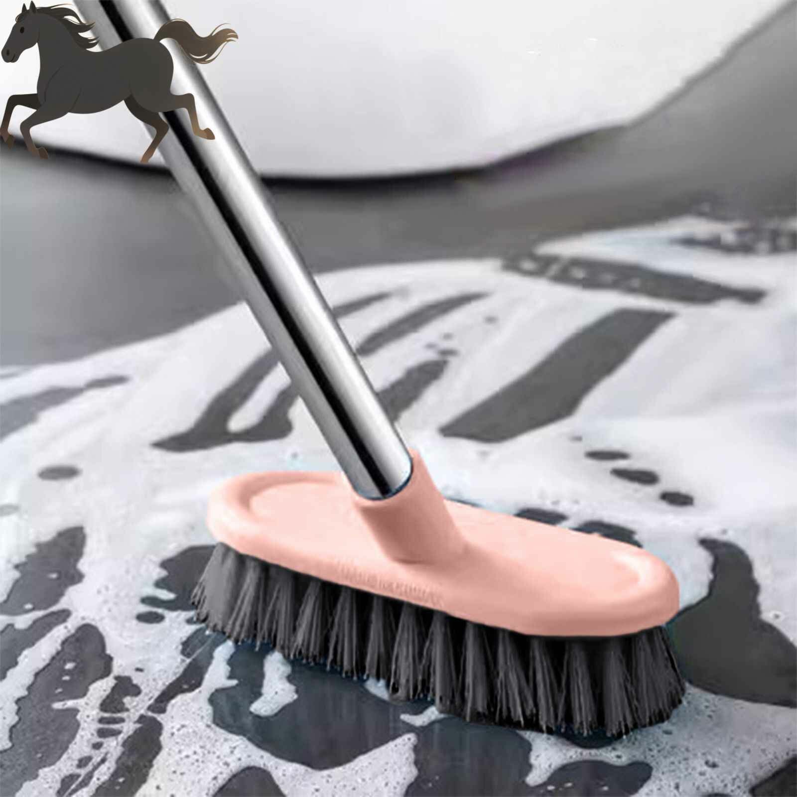 Палубная жесткая щетка шробер для уборки с черенком