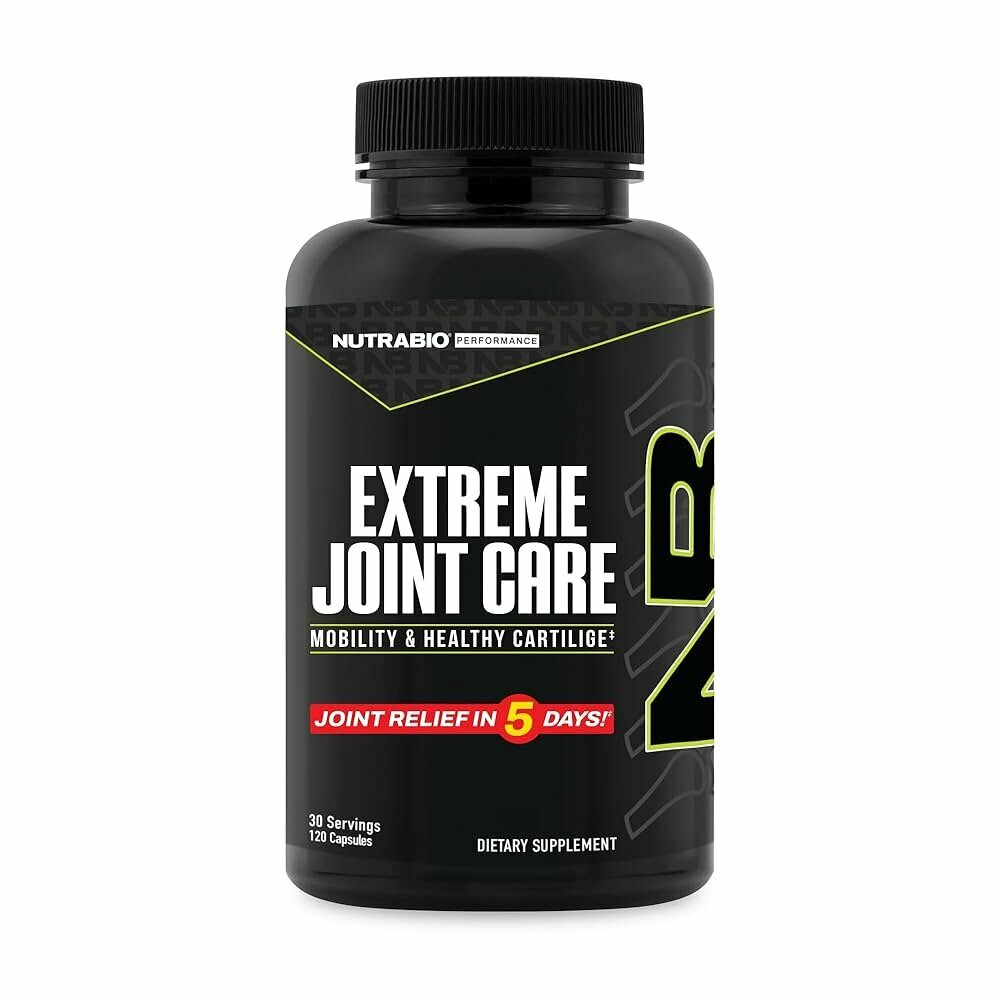 Витамины для здоровья суставов Extreme Joint Care от NutraBio Labs, 120 капсул