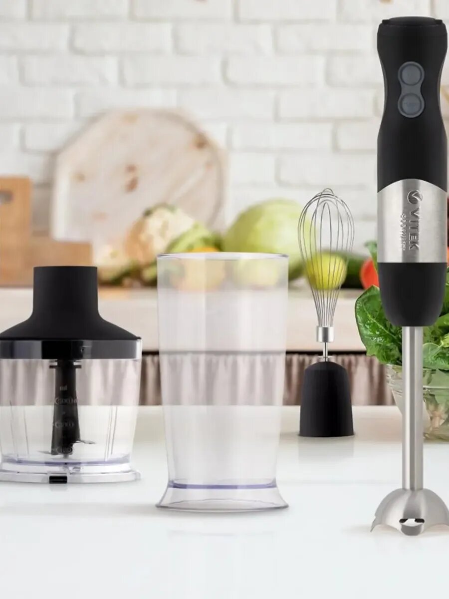 Блендер погружной кухонный VT-3411 ST 800 Вт Черный