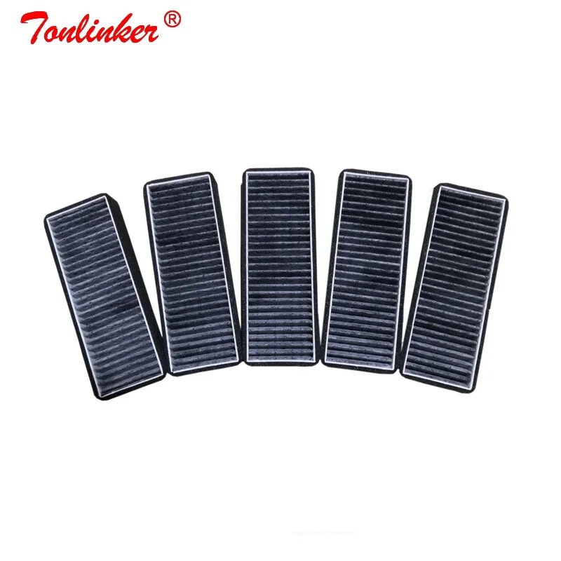 Воздушный фильтр TONLINKER для Volkswagen поло Gol Jettas Santana 2011-2019 Skoda Fabia Rapid 2011-2021, автомобильные Внешние угольные фильтры, 5 Pcs Black Filter