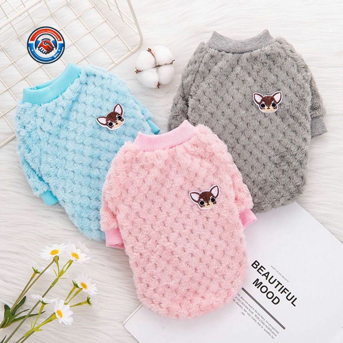 Одежда для собак и кошек, удобная и тёплая попона на каждый день, защита от холода и грязи, лёгкая одежда для питомцев