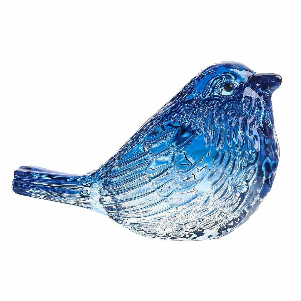 Фигурки, (1шт) Поделки из хрусталя, украшения для птиц-синий