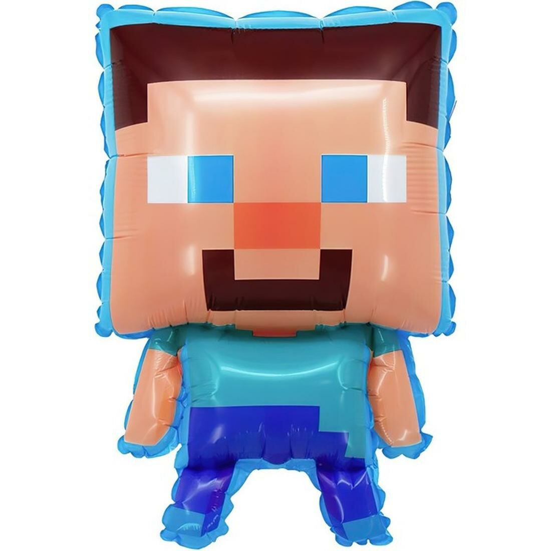 Шар фольгированный Falali "Пиксельный герой", глянцевый, 26", для любого праздника