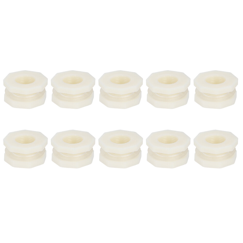 10 шт. G1/2 DN15 адаптер для аквариумного разъема, фитинг с внутренней и наружной резьбой для аквариумов