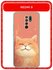 Чехол на Xiaomi Redmi 9 / Сяоми Редми 9 с принтом "Довольный рыжий котик"