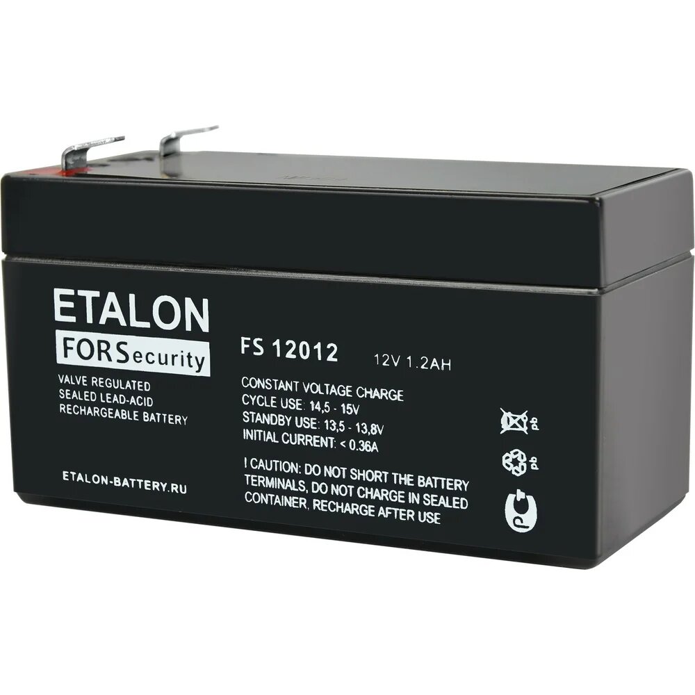 Etalon Battery Аккумулятор ETALON FS 12012 (12В / 1,2 Ач) 00-00006436