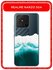 Чехол на Realme Narzo 50A / Реалми Нарзо 50A с принтом "Большая волна", прозрачн...