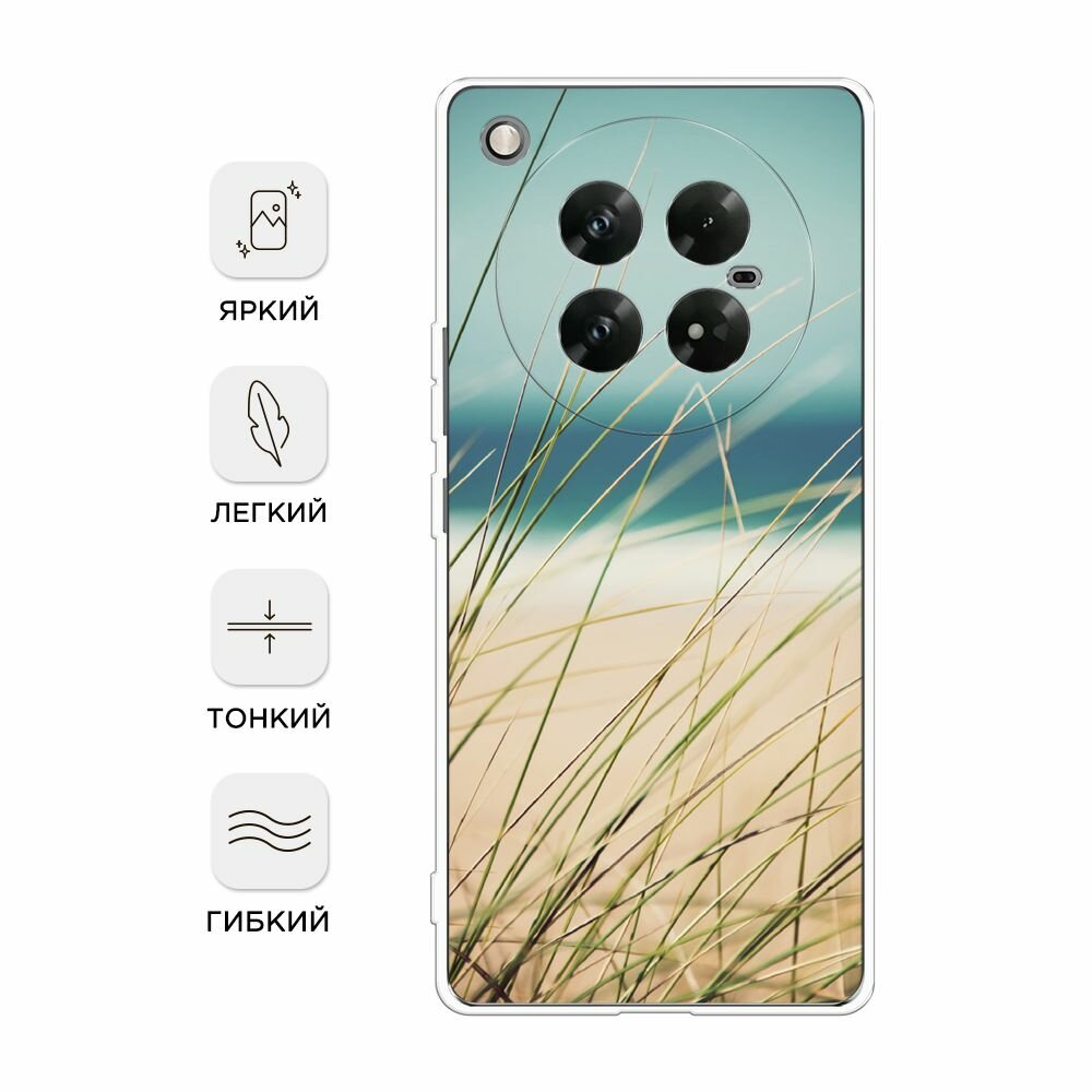 Чехол на Infinix Zero 40 5G / Инфиникс Зеро 40 5G с принтом "Морской пляж" — фото 1