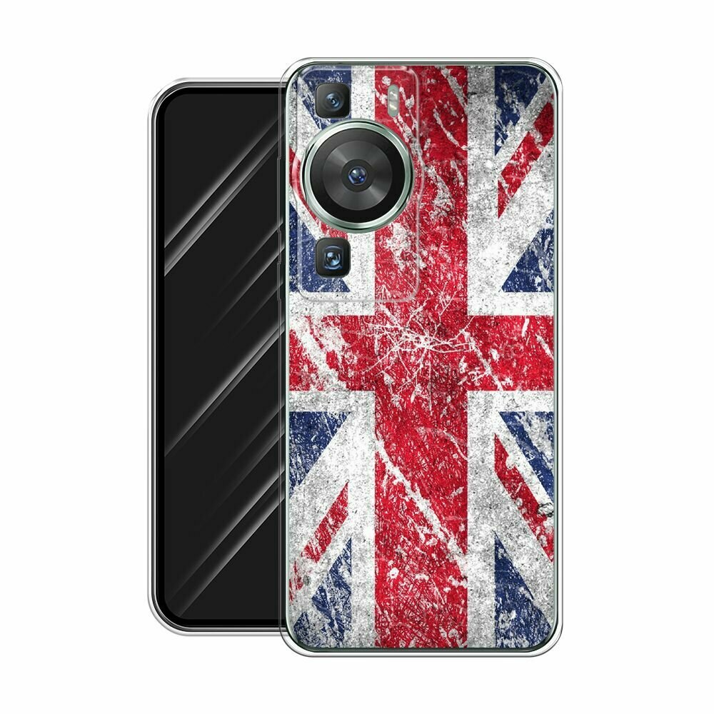 Чехол на Huawei P60/P60 Pro / Хуавей P60/P60 Про с принтом "Флаг британский" — фото 1
