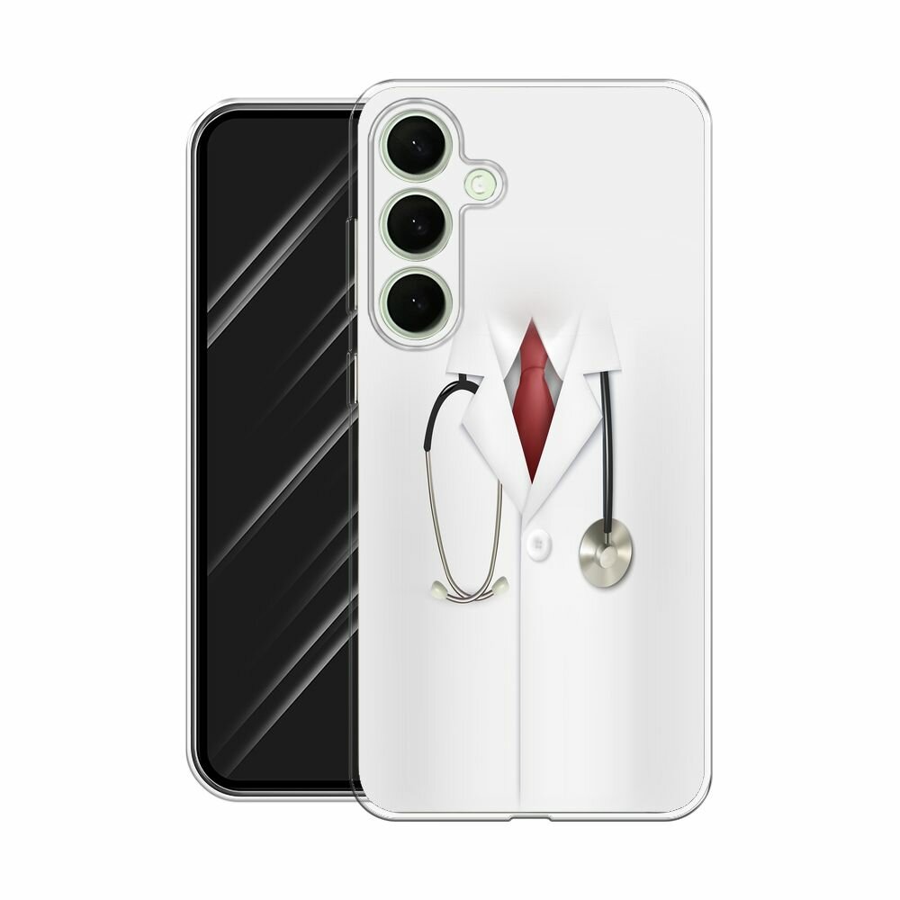 Чехол на Samsung Galaxy S25 Plus / Самсунг S25 Плюс с принтом "Халат врача" — фото 1