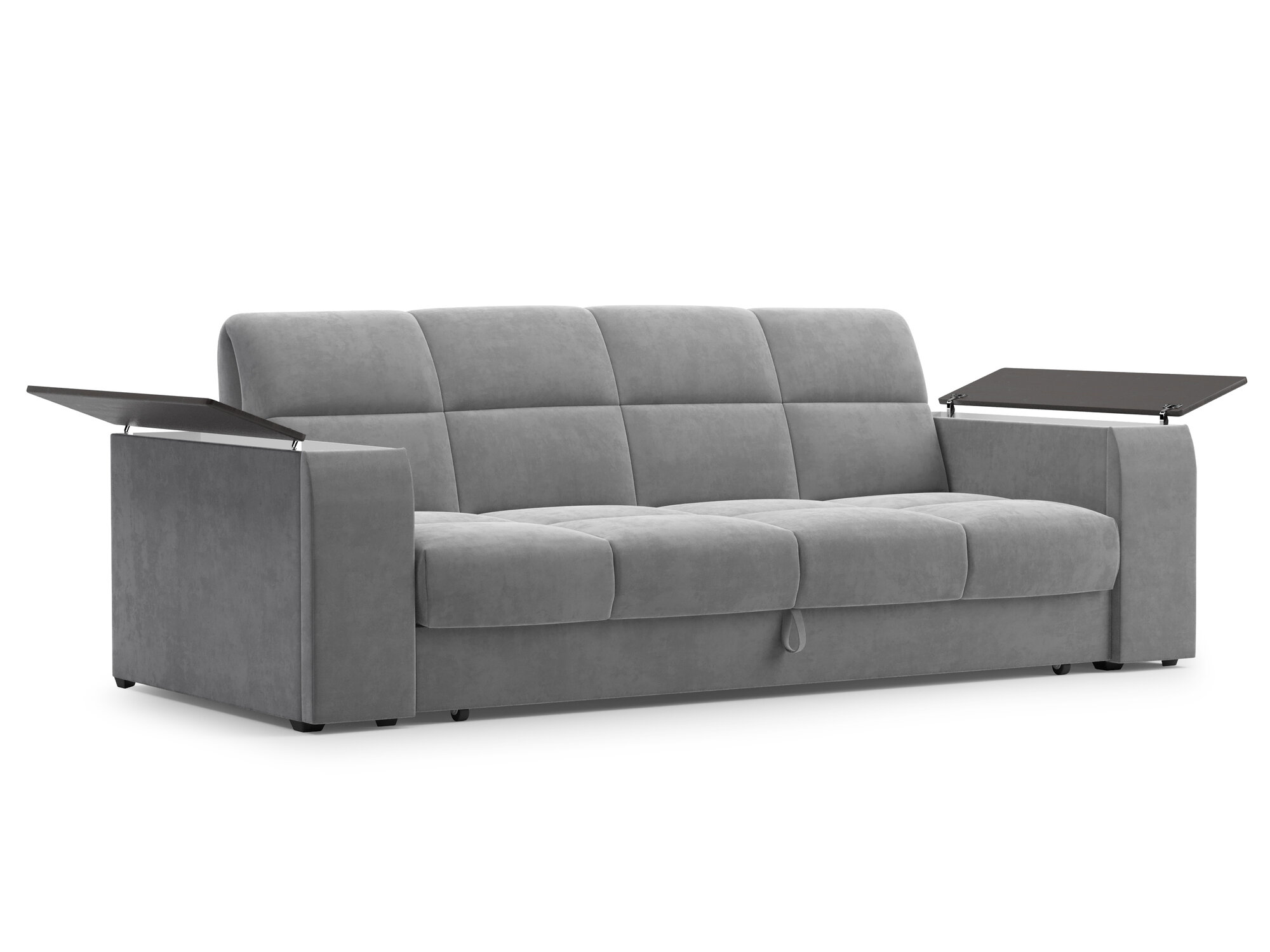 Кресло-кровать Флай, аккордеон, ортопедическое основание на НПБ, подлокотники короб+короб, 80*200, съемный чехол, велюр.