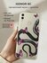 Чехол на Honor 8C / Хонор 8С с принтом "Snake and butterflies 2"
