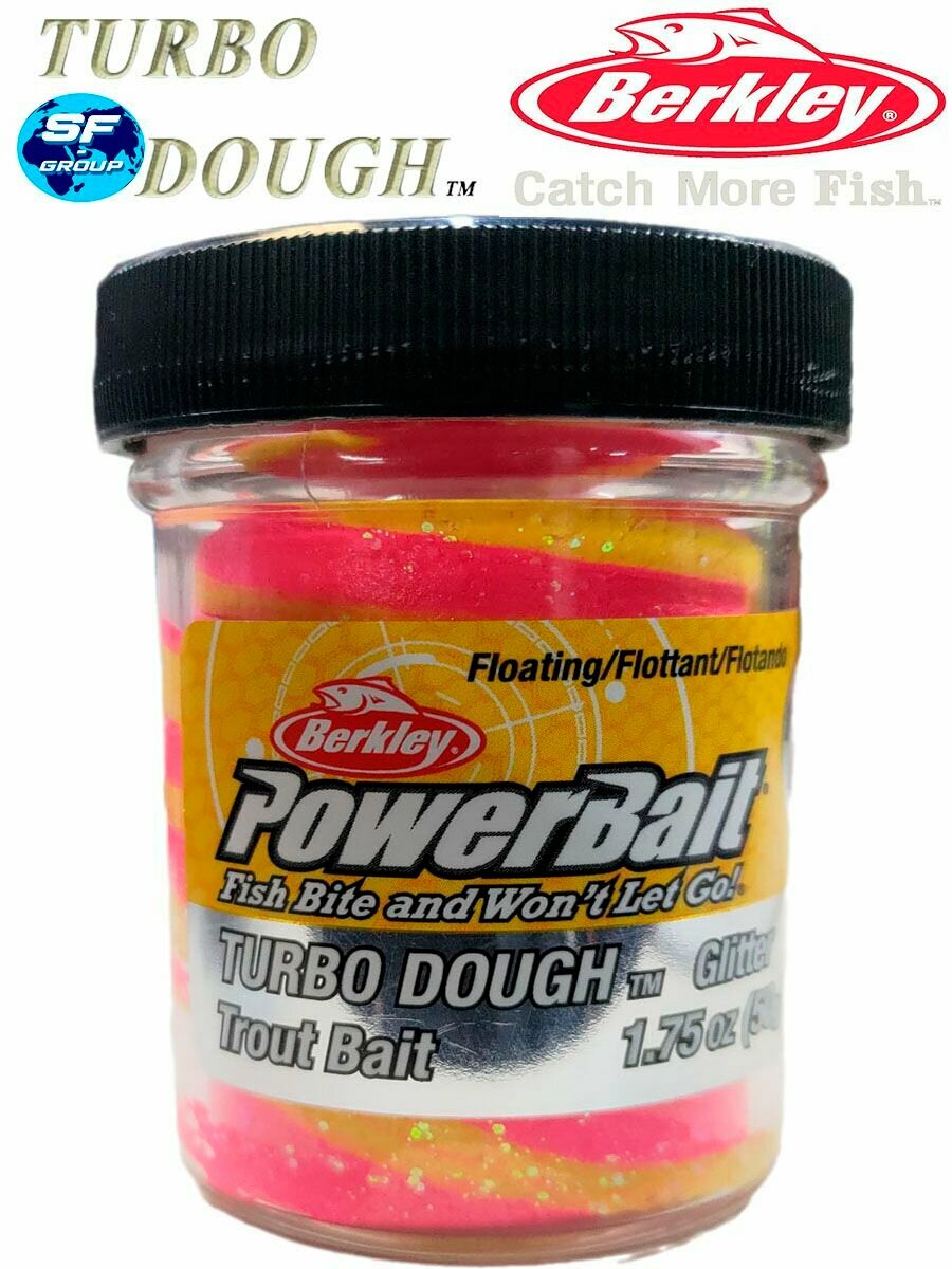 Паста Berkley PowerBait Turbo Dough Trout Bait Pink Lemonade 50g