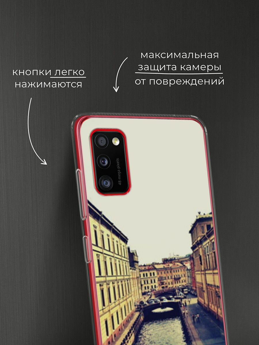 Чехол на Samsung Galaxy A41 / Самсунг Галакси А41 с принтом "Санкт-Петербург" — фото 1
