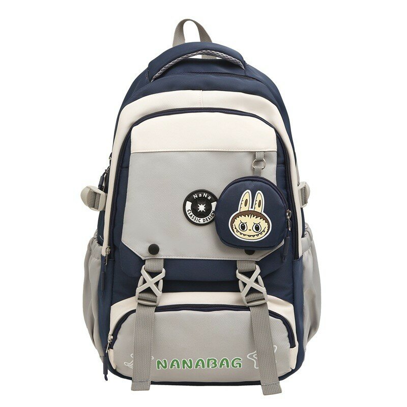School backpack with lightweight nylon material for middle school students — фото 1