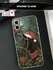 Чехол на Apple iPhone 12 mini / Айфон 12 Мини с принтом "Черный сказочный конь 2...
