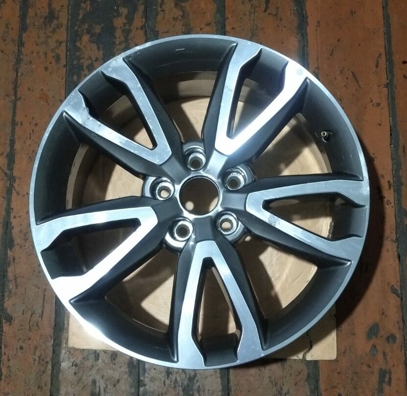 Диск литой R-18 оригинальный Hyundai Santa Fe III 2012-2018г, Kia. 7,5JxR18., 5x114,3., ET-49,5., DIA-67,1.