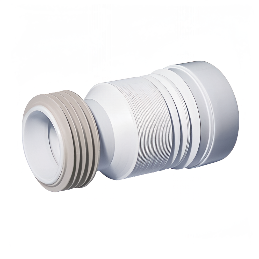 Слив (гофра) раздвижной орио для унитаза D 110, длина- 220/520 мм