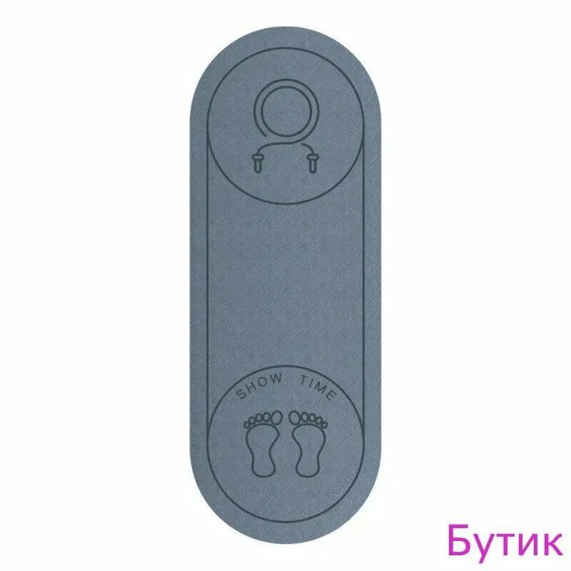 Амортизирующий коврик для прыжков со скакалкой и тренировок 10 мм