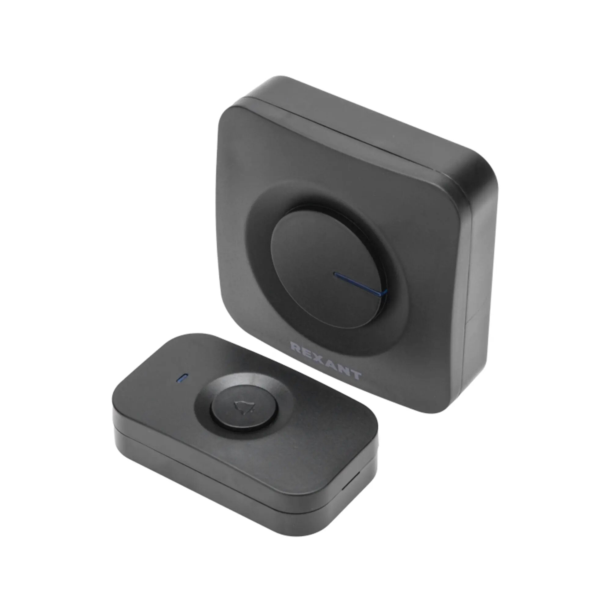 Rexant дверной звонок беспроводной с 52 мелодиями цвет черный дальность сигнала