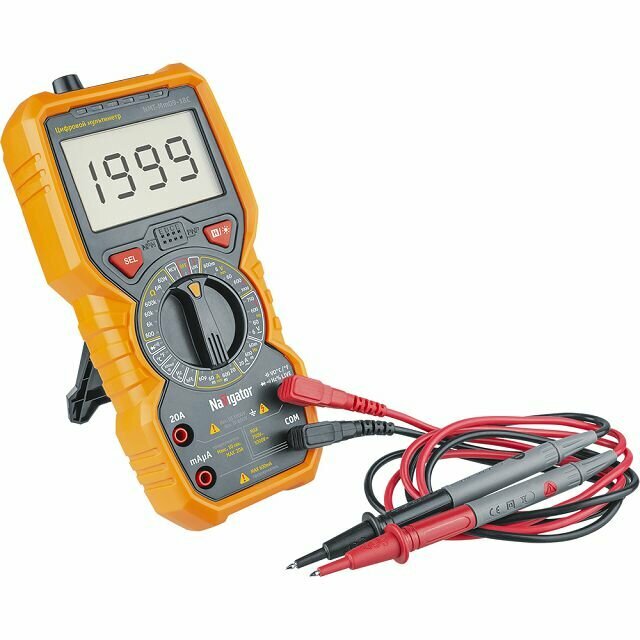 NAVIGATOR NMT-Mm09-18C цифровой мультиметрточный измеритель напряжения и сопротивления