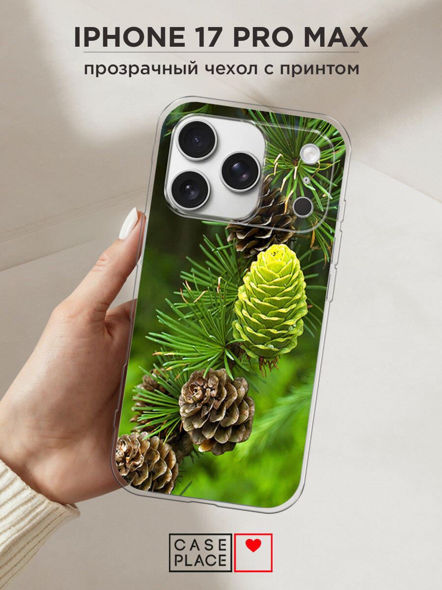 Чехол на Apple iPhone 17 Pro Max / Айфон 17 Про Макс с принтом Лес 13