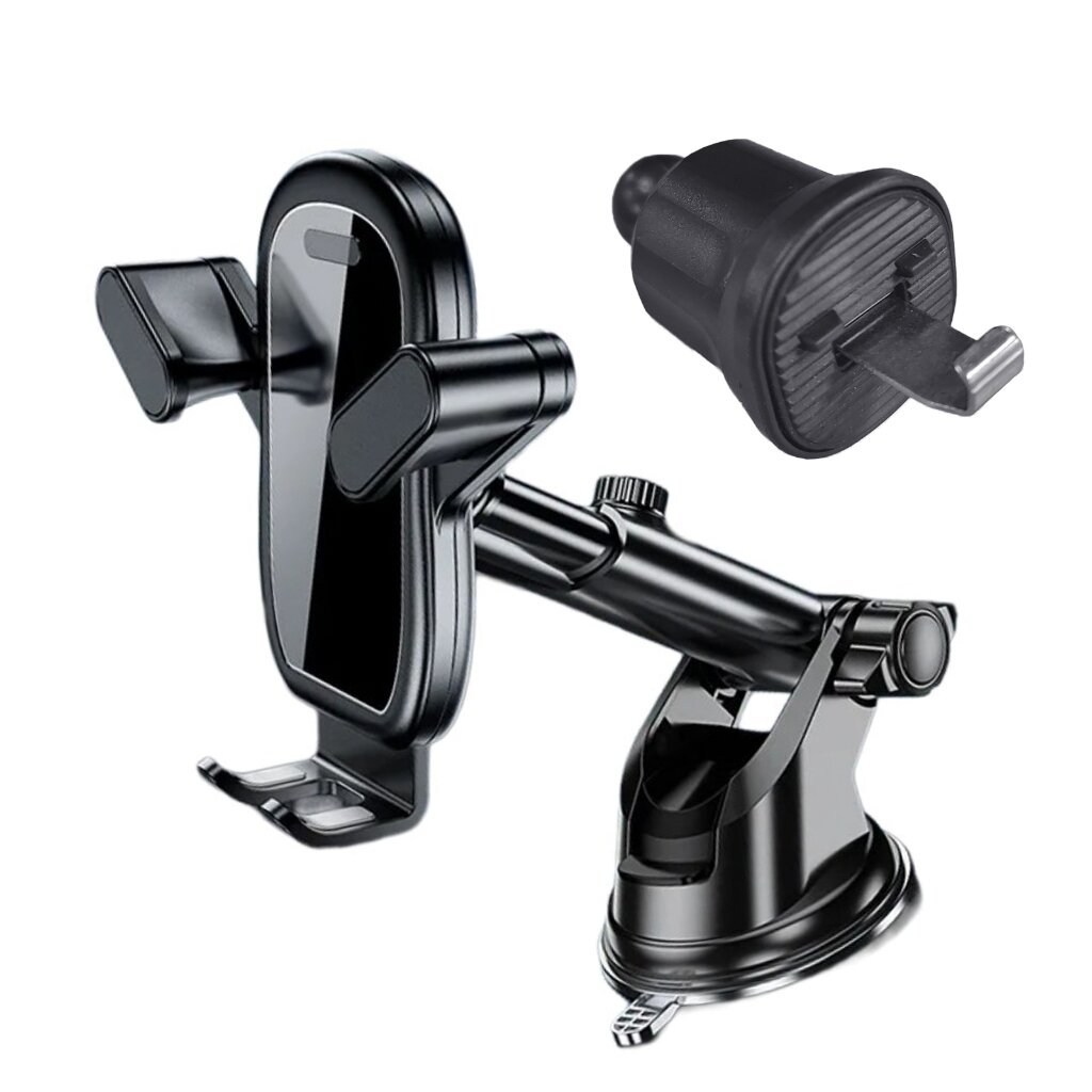 Держатель Телефона с Вентиляционным Отверстием для Автомобильного Металлического Зажима-Крючка, Универсальное Автомобильное Крепление для Мобильного телефона Handsfree для 4,7-дюймового-7-дюймового Устройства